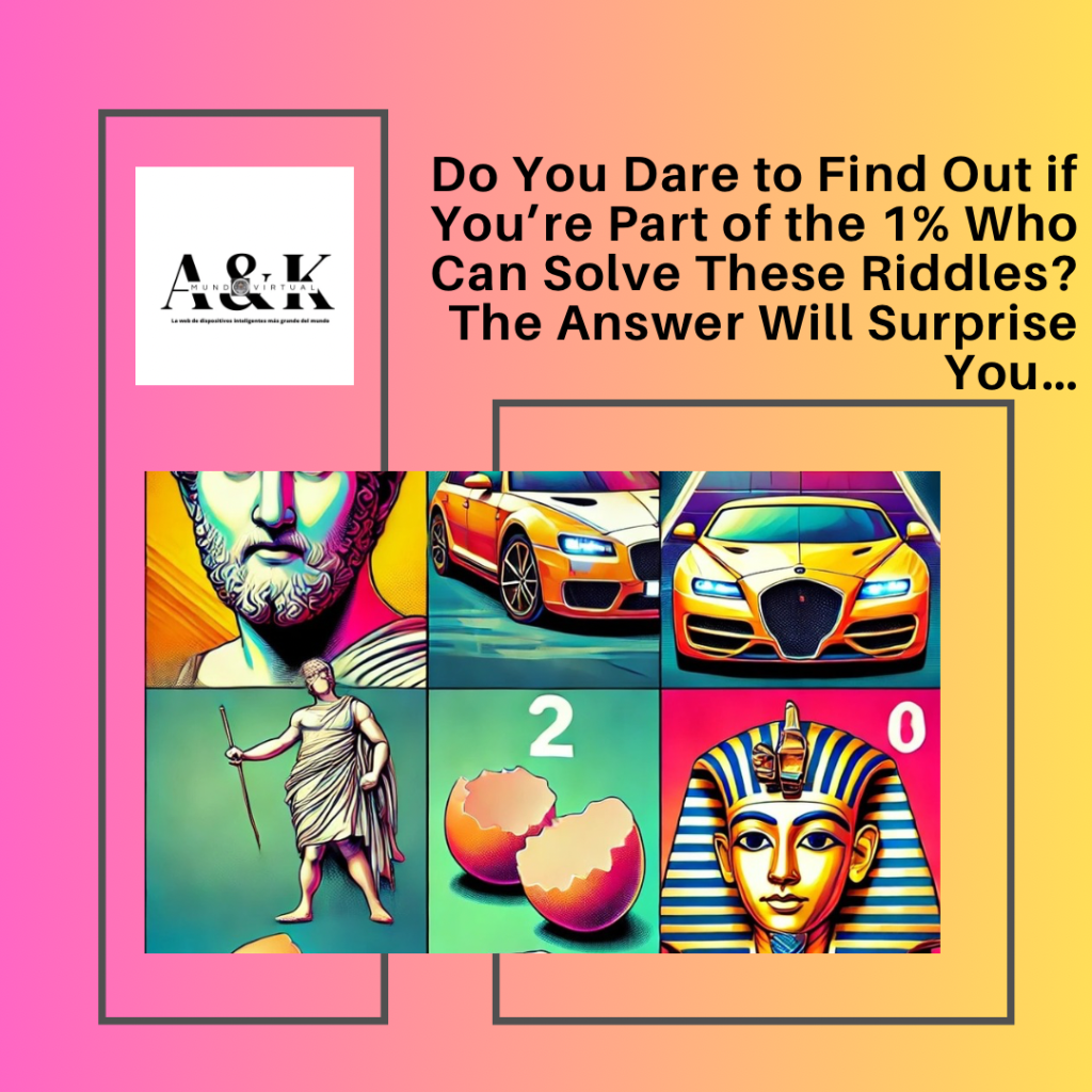 The 1% Who Can Solve These Riddles. - A&K MundoVirtual